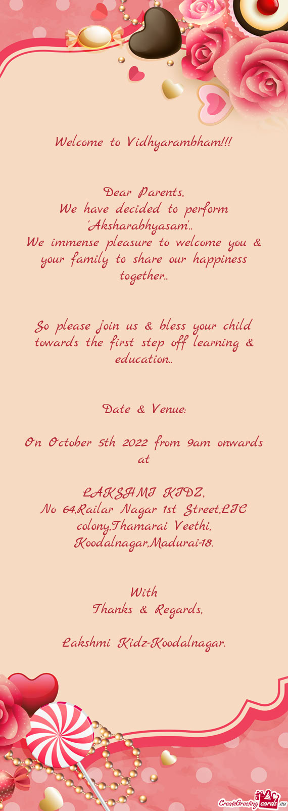 Date Venue Free Cards Date Venue Free Cards
