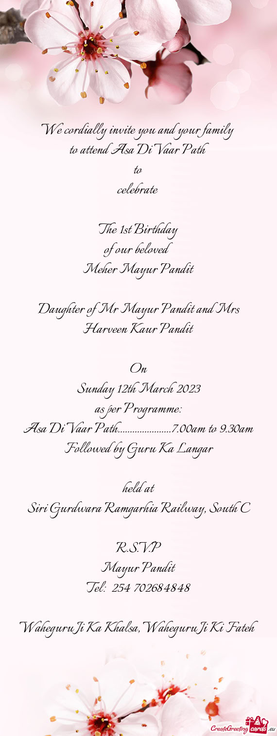 Meher Mayur Pandit Free Cards