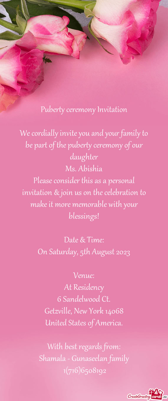 On Saturday 5th August 2023 Free Cards
