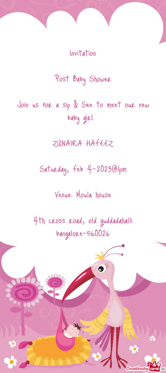 Post Baby Shower Free Cards Post Baby Shower Free Cards